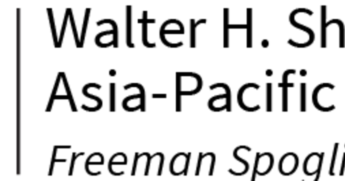 Walter H. Shorenstein Asia-Pacific Research Center | FSI