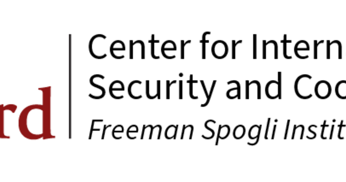 Center for International Security and Cooperation | FSI