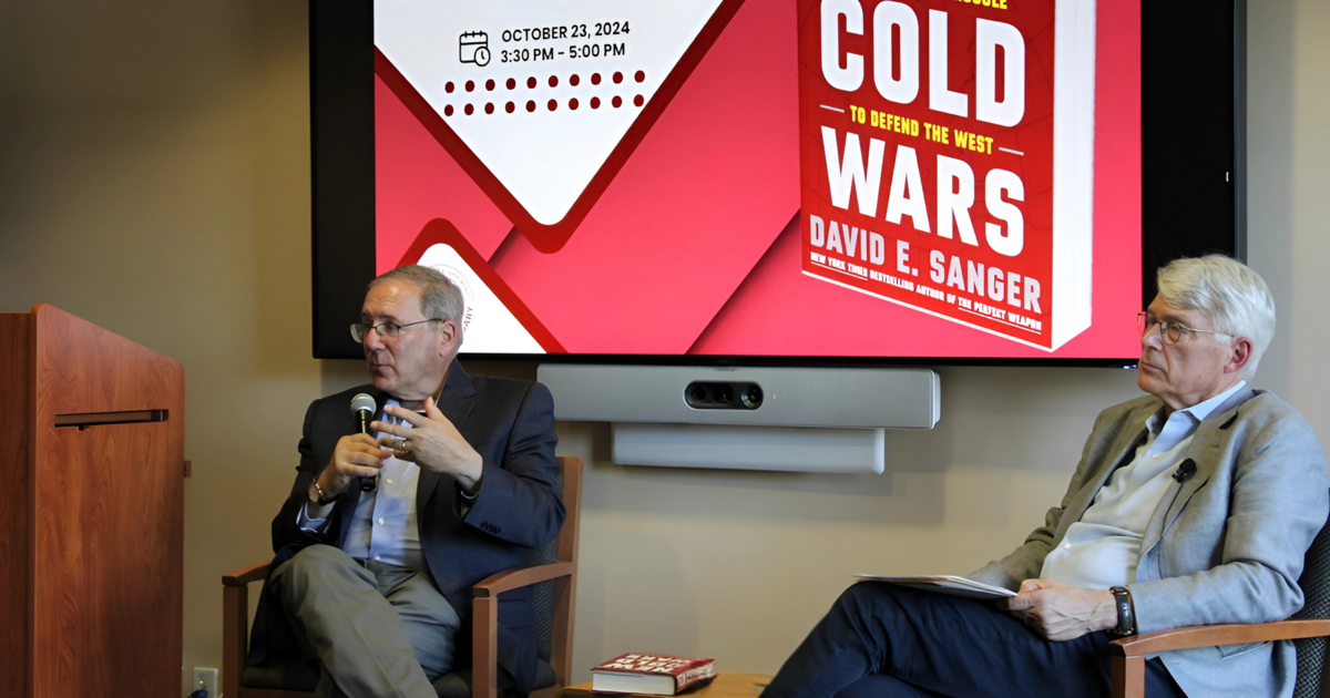 The New Cold Wars: David Sanger on Superpower Rivalries and U.S. Policy ...
