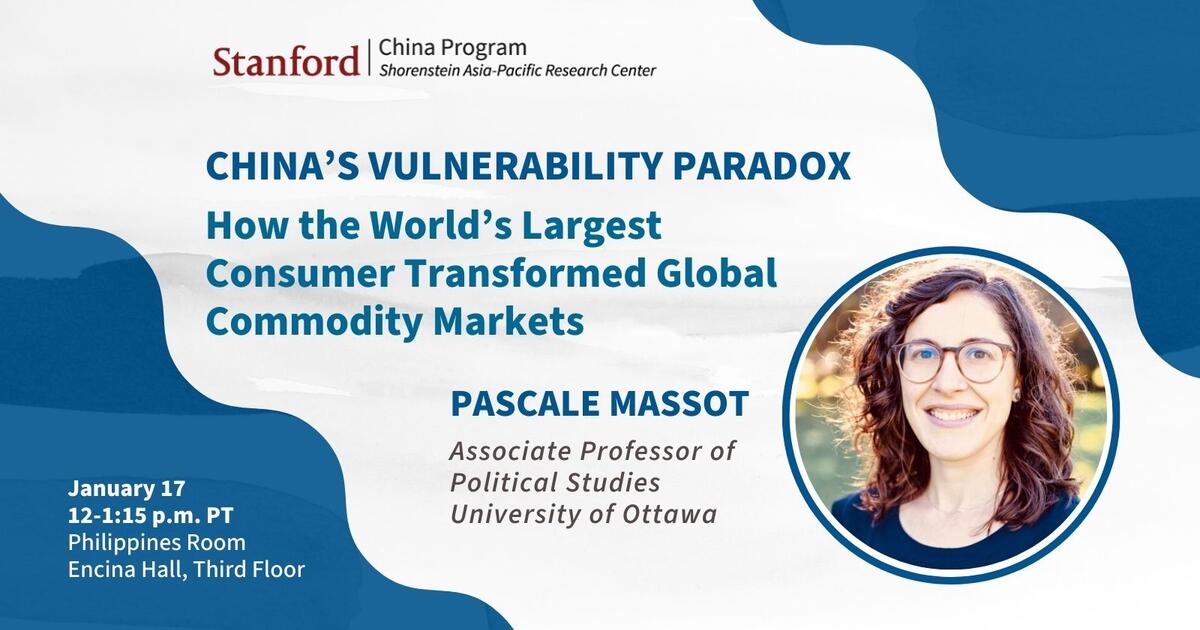 Pascale Massot on China's Vulnerability Paradox: How the World’s ...