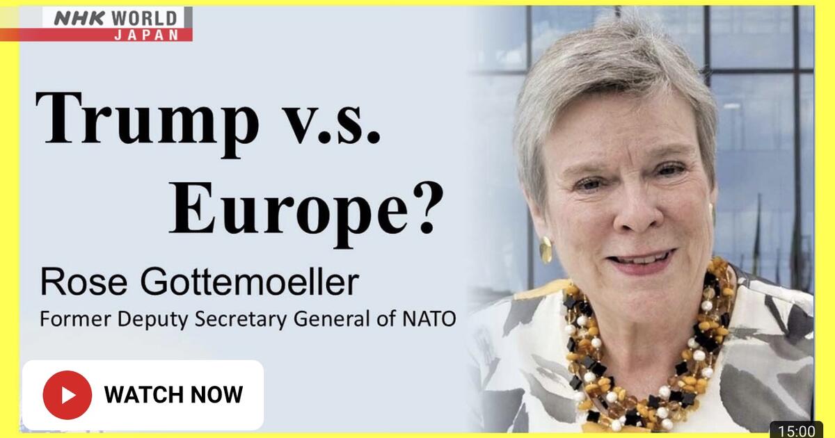 Western Alliance at a Crossroads: Rose Gottemoeller / Former Deputy ...