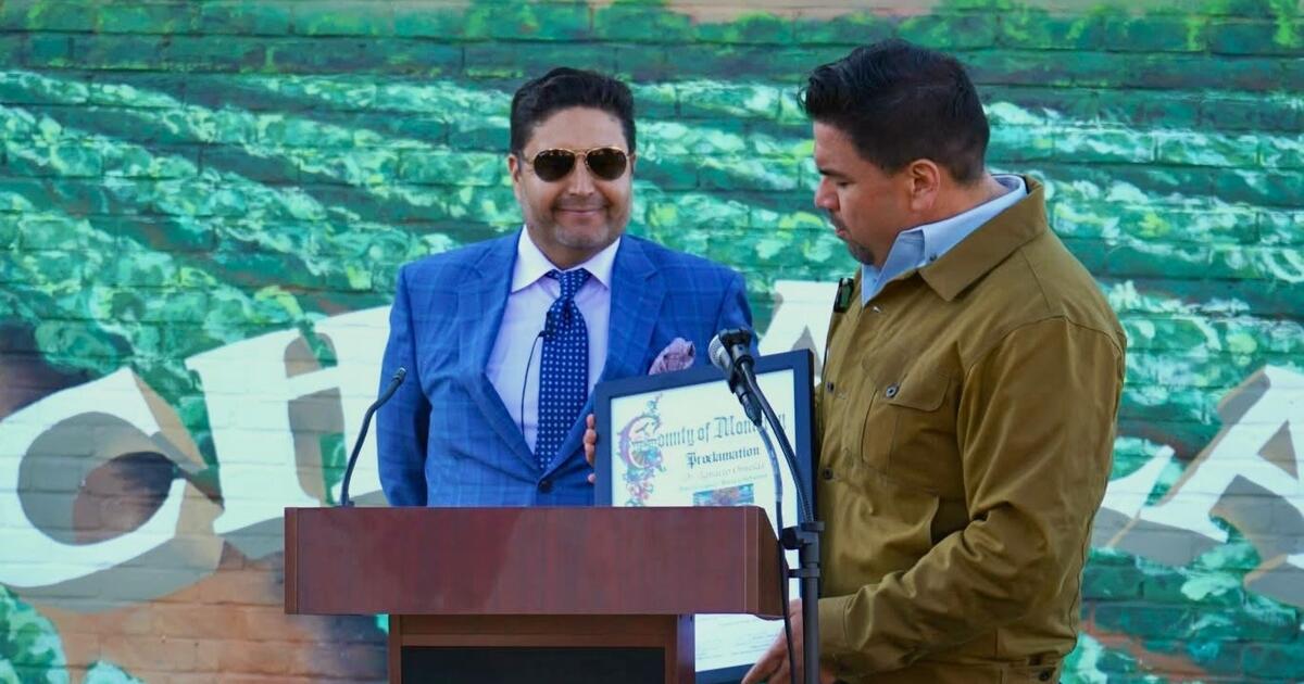 Historian Dr. Ignacio Ornelas Rodriguez Speaks at the Unveiling of the Bracero Legacy Mural in ...
