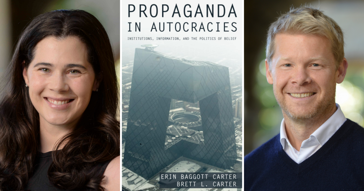 Erin Baggott Carter and Brett L. Carter Receive William H. Riker Book ...