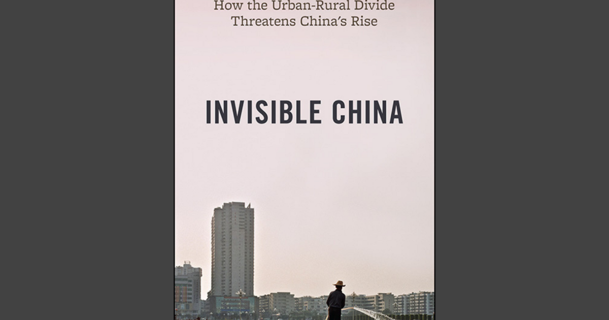 George Magnus Lists "Invisible China" as One of The Best Books on ...